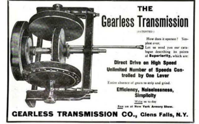 History of Gearless Transmission Co. and Its Remarkable Transmission ...